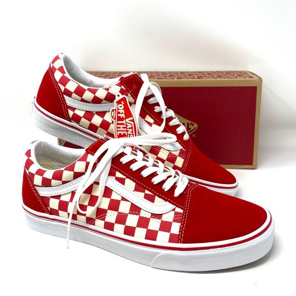 Vans | Shoes | Vans Iconic Old Skool Primary Low Top Sneaker Mens Check ...